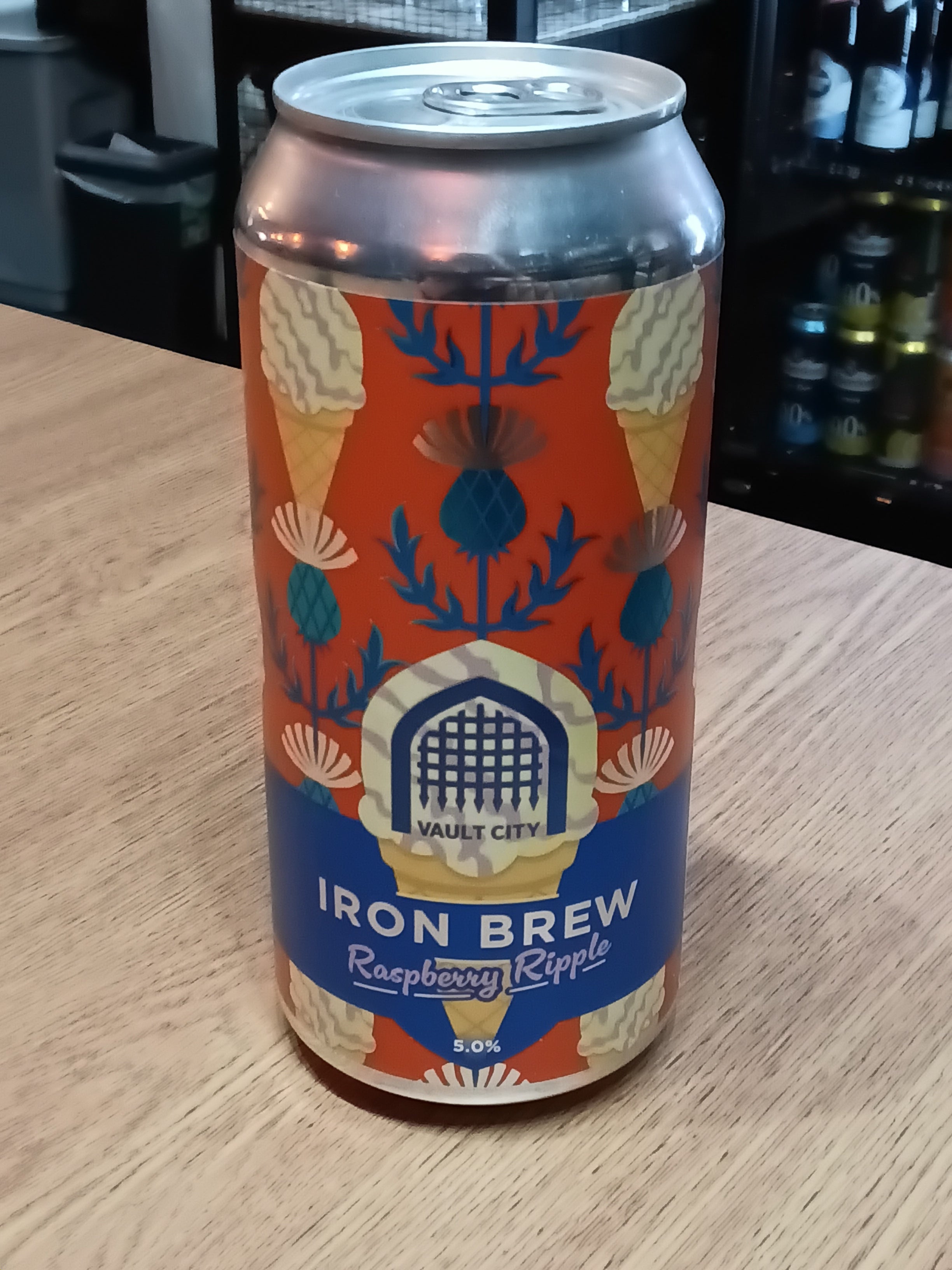 Vault City Iron Brew Raspberry Ripple 5.0% 440ml Can – Kiveton Tap